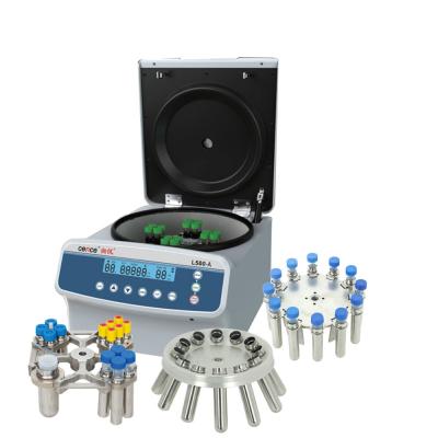 China L500-A Low Speed Centrifuge Machine with 1 Year Warranty Free Spare Parts and Stainless Rotors for Clinical Research for sale
