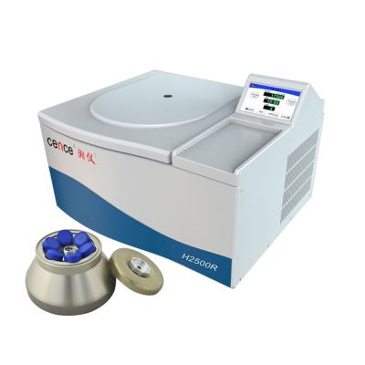 China High Speed Refrigerated Centrifuge with 25000RPM 50560XG and 6x100ml Capacity for DNA/RNA and Cell Separation for sale