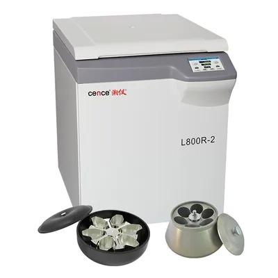 China Low Speed Large Capacity Refrigerated Centrifuge L800R-2 with 6x1500ml Capacity and 8000r/min Speed for sale
