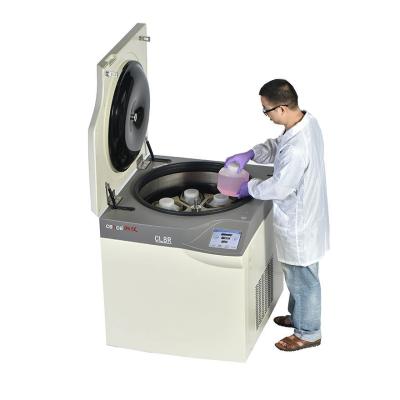 China Carbon Fiber Rotor CL8R Blood Bank Centrifuge Floor Standing 8x2200ml  6x1000ml for sale