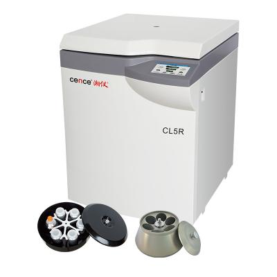 China Large Capacity Centrifuge CL5/CL5R Low Speed Centrifuge with Swing Rotor for sale