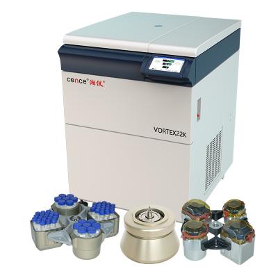 China Large Capacity Refrigerated Centrifuge Machine VORTEX 22K 22000rpm 4x750ml for sale