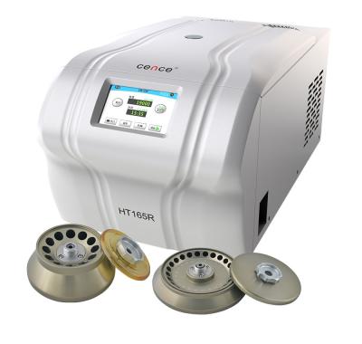 China 8 Rotors Small Refrigerated Centrifuge HT165R Low Noise Benchtop 16500r/min for sale