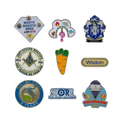 China Custom 1.5in Soft Enamel Lapel Pins for Branding and Corporate Identity for sale