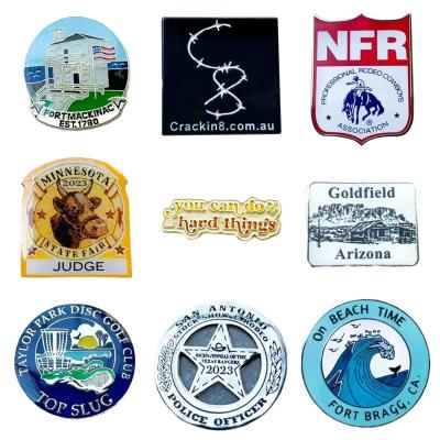 China Custom Hard Enamel Lapel Pins with Custom Logo for Corporate Branding for sale