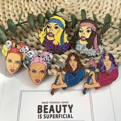 China Custom Rose Gold Plated Soft Enamel Lapel Pin with Personalized Design for Promotional Gifts for sale