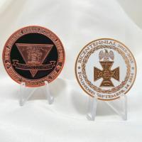 China Custom Logo Zinc Alloy Commemorative Coin with Die Casting for Souvenirs and Collectibles for sale