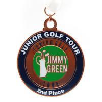 China Custom Zinc Alloy Sports Medal with Die Cast 3D Design and Personalized Logo for sale