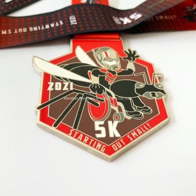 China UV Printing Custom Medal Personalized Award Medals in Zinc Alloy with 2.25/2.5/3 Inch Sizes for sale