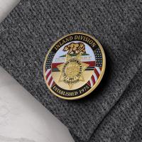 China Custom Zinc Alloy Challenge Coin with Gold Plating and Customized Design for Souvenirs and Commemoration for sale
