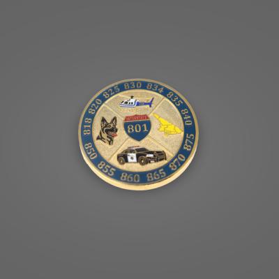 China Custom Zinc Alloy Commemorative Coin with Gold Plating and Customized Design for Souvenirs and Challenges for sale