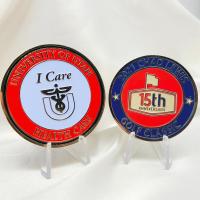 China Custom Challenge Coin in Zinc Alloy with Gold Plating and Customized Size for Commemorative Purposes for sale