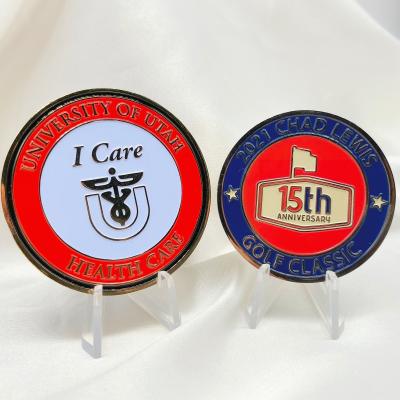 China Custom Challenge Coin in Zinc Alloy with Gold Plating and Customized Size for Commemorative Purposes for sale