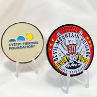 China 2D Laser Engraved Custom Brass Coins - Souvenir Commemorative Challenge Coins for sale