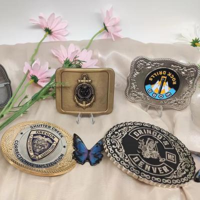 China Zinc Alloy Custom Logo Belt Buckle 3.5 Inch Ratchet Buckle for Personalized Designs for sale
