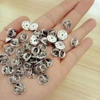 China Sports Theme 11mm Butterfly Clutch Back Pin with 4.5mm Lapel Pin Clutch in Nickel Plated Brass for sale