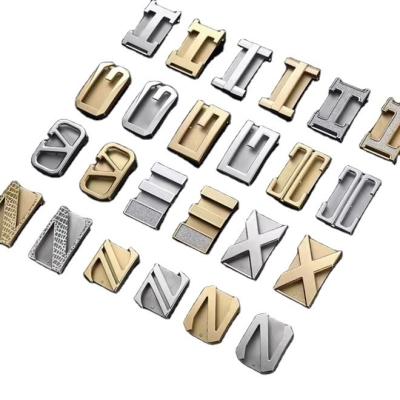 China Custom Logo Zinc Alloy Belt Buckle with Shiny Silver Plating for Personalized Design for sale