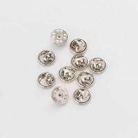 China 8mm Length Nickel Plated Brass Clutch Back Pin with Butterfly Clutch for No Tools Required Enamel Pins for sale