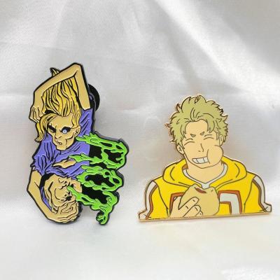 China Custom Lapel Pin Soft Enamel Pin with Customized Design Iron Material and Sandblast Backside for sale