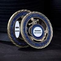 China Custom Challenge Coins with Die Cutting Printing in Zinc Alloy for Double-Sided Commemorative Use for sale
