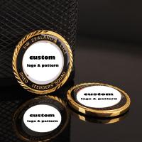 China Custom Zinc Alloy Challenge Coin with Die Cutting Printing and Custom Logo for Souvenirs for sale