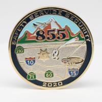 China Custom Zinc Alloy Challenge Coin with 3D Logo and Die Casting for Souvenirs and Commemorative Events for sale