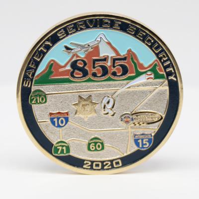 China Custom Zinc Alloy Challenge Coin with 3D Logo and Die Casting for Souvenirs and Commemorative Events for sale