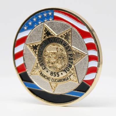 China Custom Zinc Alloy 3D Enamel Challenge Coins with Personalized Logo for Souvenirs and Commemorative Events for sale