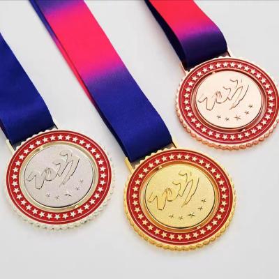 China Custom Zinc Alloy Sports Medals with Die Cast 3D Design and Personalized Logo for Awards for sale
