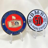 China Custom 3D Zinc Alloy Challenge Coins with Gold Plated Finish for Commemorative Gifts for sale