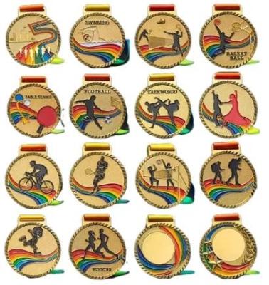 China Custom Zinc Alloy Medals with Letterpress Printing and Die Cast 3D Design for Martial Arts and Judo for sale