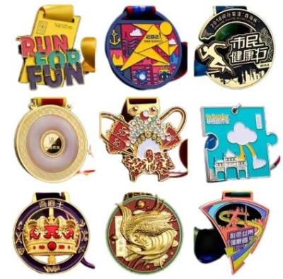 China Wholesale Professional 3D Design Zinc Alloy Die Cast Custom Sports Award Medal for sale