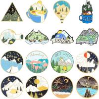 China Customizable Iron Material Lapel Pin with Silk Screen Printing for Business Gifts and Souvenirs for sale