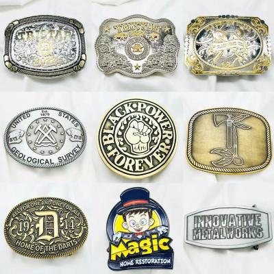 China Customizable Zinc Alloy 3.5 Inch Belt Buckle for Men with Unique Design Options for sale