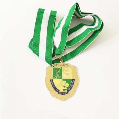 China 3D Gold Custom Medal Engraved Award in Zinc Alloy with Die Cast Craft for Sports Events for sale