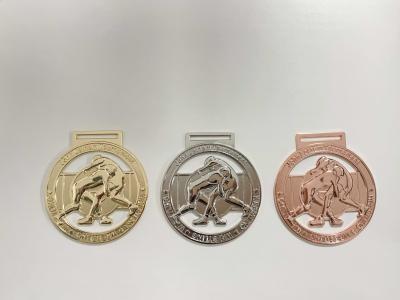 China 3D Die Cast Zinc Alloy Soccer Medals with Gold Silver Bronze Plating for Sports Awards for sale