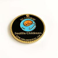 China Antique Gold Custom Challenge Coin with 3D Logo in Zinc Alloy for Souvenir Use for sale