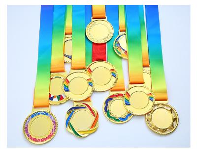 China Custom Zinc Alloy Personalized Medal with 65mm Size and Soft Enamel/Die Cast Finish for Engraving for sale