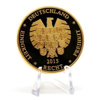China Custom Die Casting Gold Plated Silver Plating Challenge Coin Souvenir Coin with Custom Logo for sale