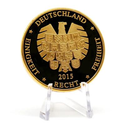 China Custom Die Casting Gold Plated Silver Plating Challenge Coin Souvenir Coin with Custom Logo for sale