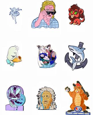 China Custom Soft Enamel Pin with Glitter Finish for Anime & Cartoon - Personalized Metal Badge for sale