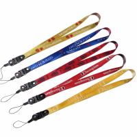China Customizable Logo Eco-Friendly Polyester Lanyard Keychain with 1.5cm Width for Promotional Use for sale