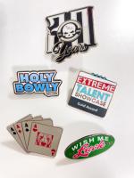China Custom Hard Enamel Lapel Pin with 1.5mm Thickness and Butterfly Clutch for Business Gifts for sale