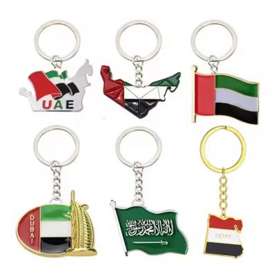 China Sandblast Backside Custom Logo Keychains Personalized 1.25-inch to 2-inch Promotional Keychain for sale