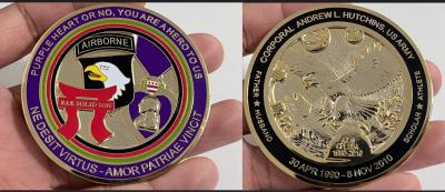 China Custom Challenge Coin with Laser Engraving Zinc Alloy Gold Plating for Souvenir and Commemorative Use for sale