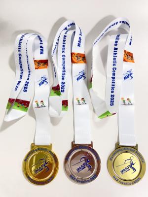 China Custom Zinc Alloy Sports Medal with Die Cast Craft and UV Printing for Personalized Awards for sale