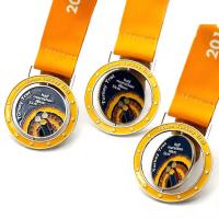 China Custom Zinc Alloy Die Cast Soft Enamel Personalized Sports Medal for Swimming Club and Ocean Events for sale