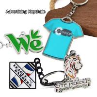 China Keychain Custom Shape Souvenir Custom Made Enamel Round Shapesd Metal Keychain for sale