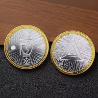 China Custom 3D Zinc Alloy Challenge Coins with Gold Plating for Souvenirs and Awards for sale