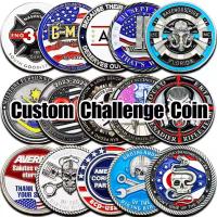 China Custom Zinc Alloy Challenge Coins with Antique Finish and Custom Logo for Souvenirs for sale